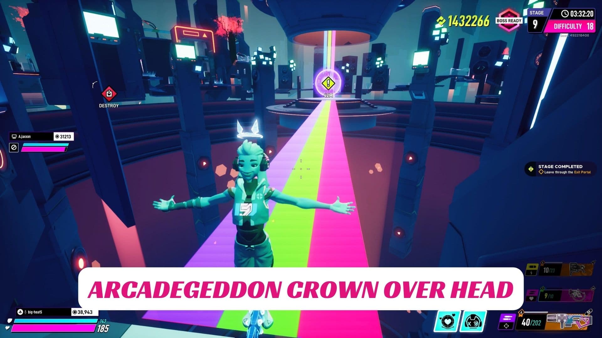 Arcadegeddon Crown Over Head