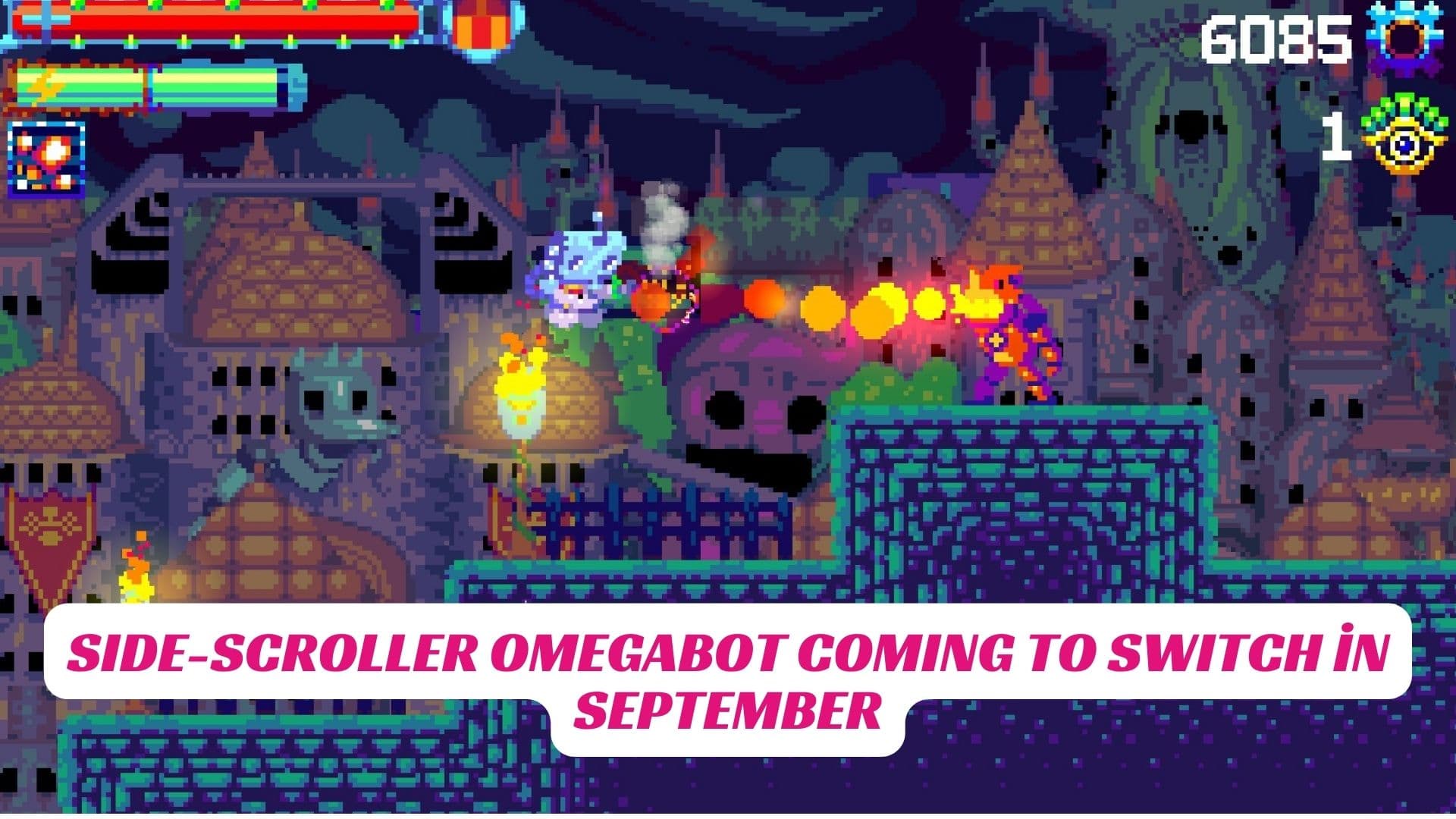 Side-Scroller OmegaBot Coming To Switch In September