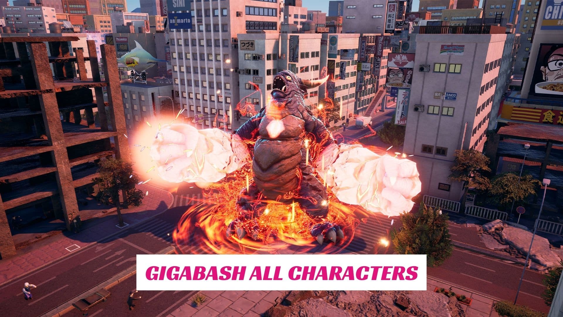 Gigabash All Characters