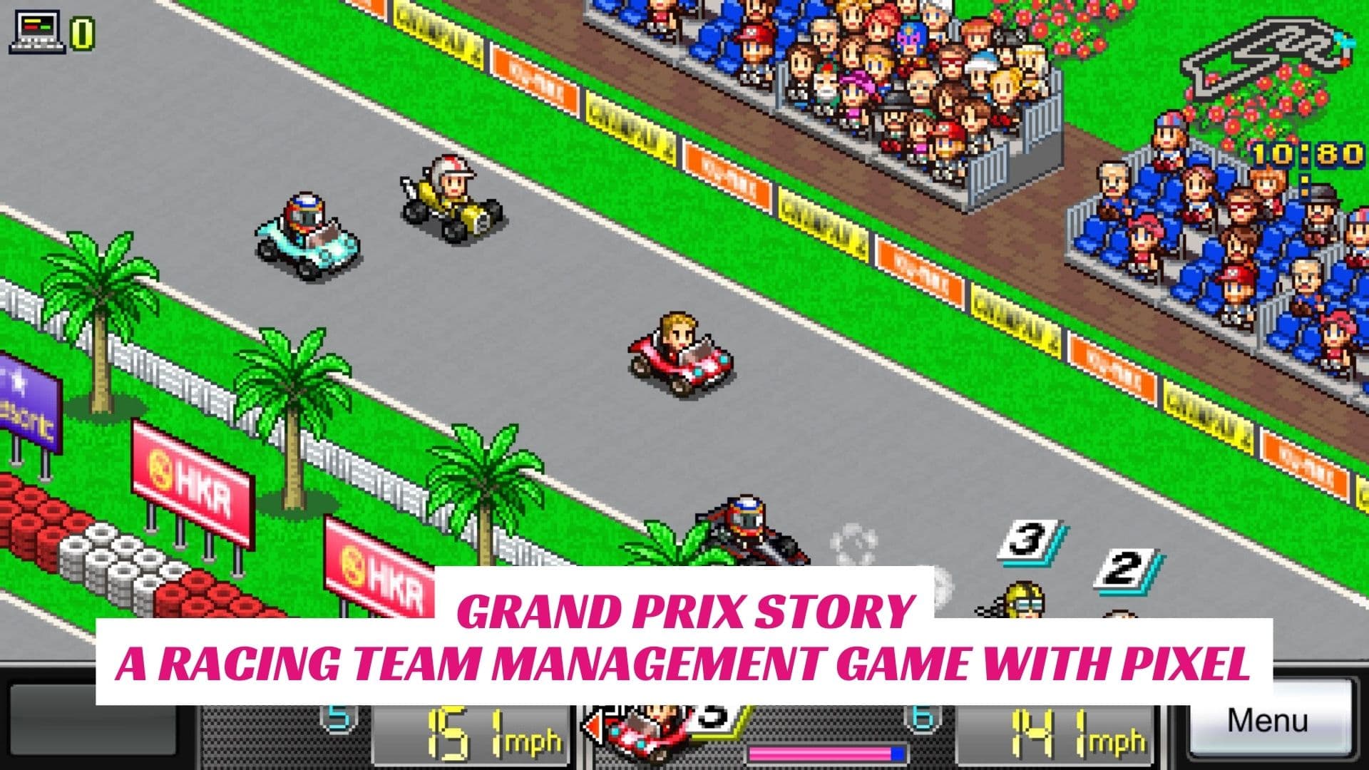 Grand Prix Story - A Racing Team Management Game With Pixel