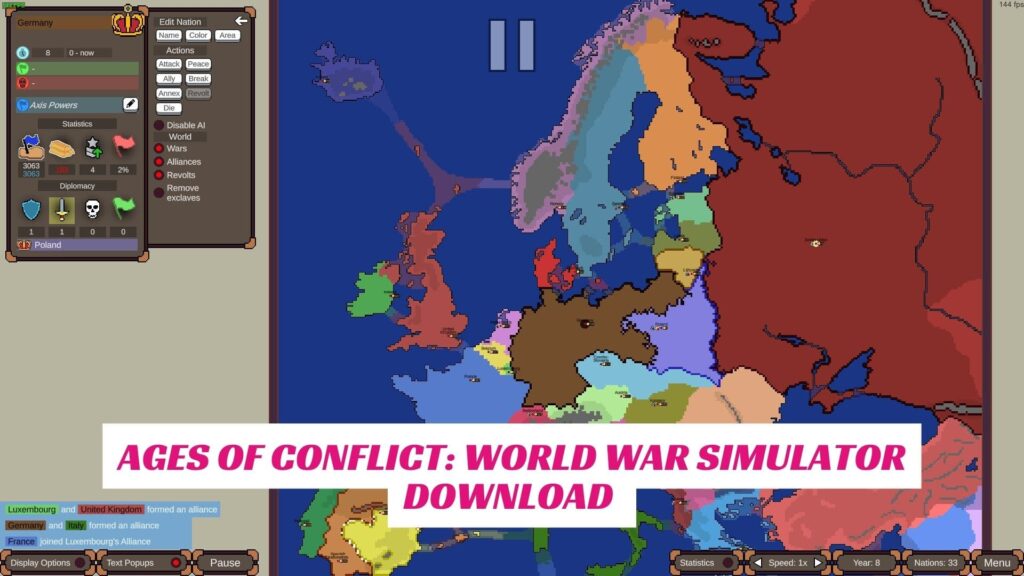 Ages Of Conflict: World War Simulator - IndieWod