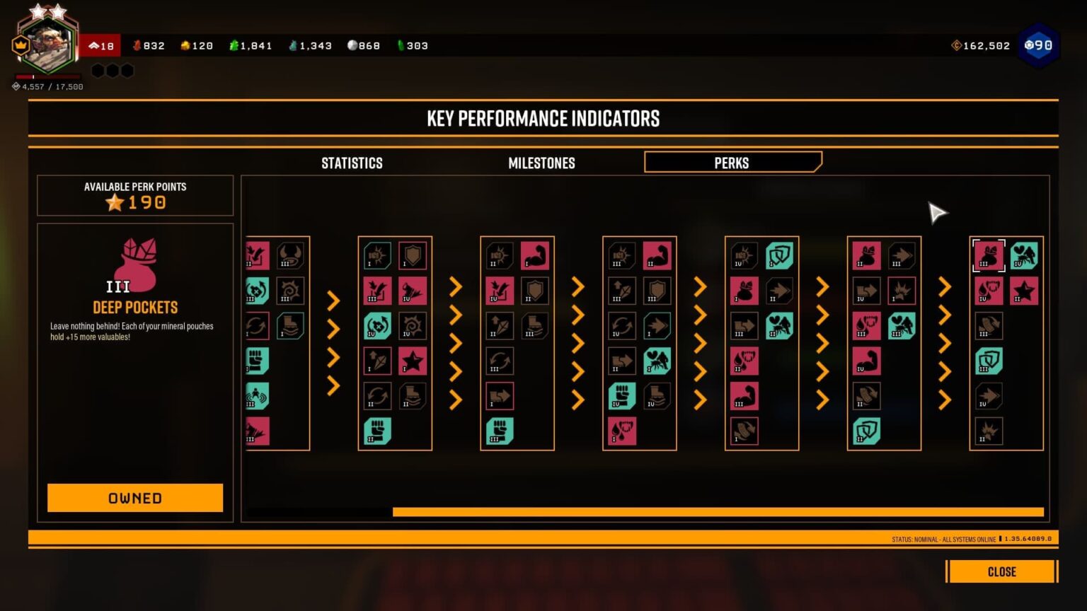 Deep Rock Galactic Tiers - Perks And Weapons