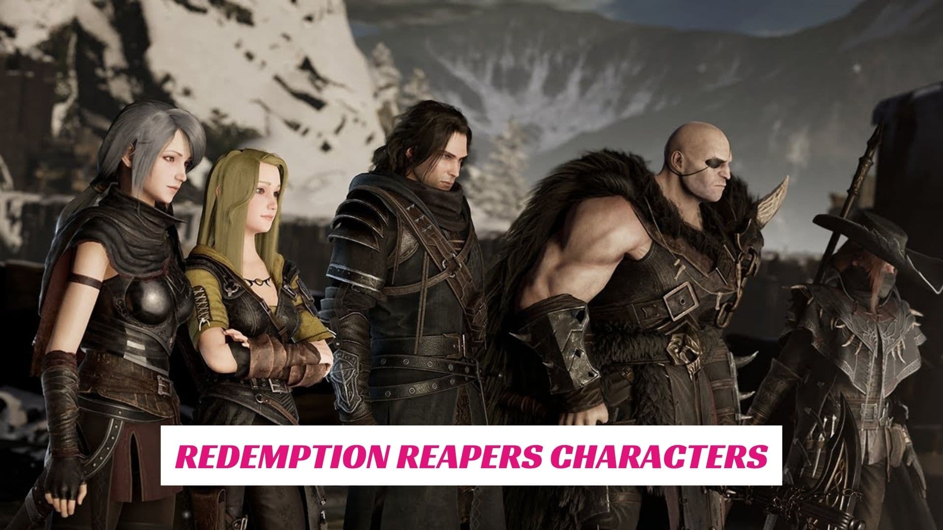 Redemption Reapers Characters
