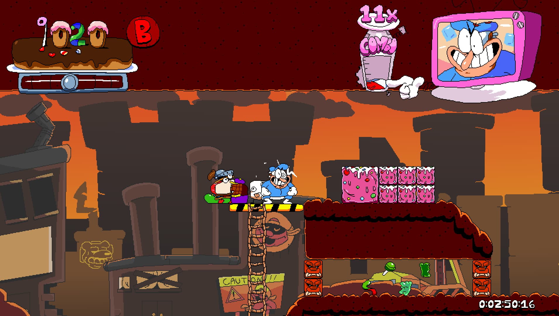 Sugary Spire Overview - A Fanmade Pizza Tower Game