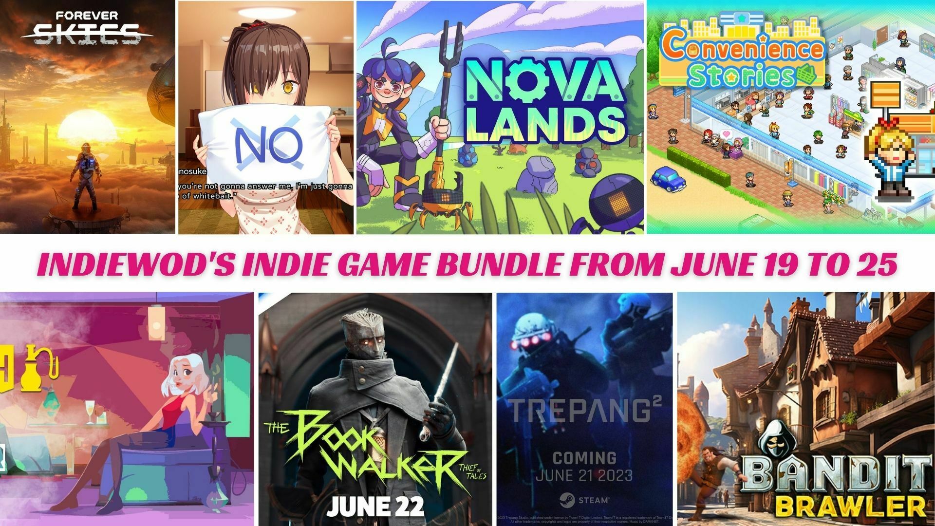 IndieWod's Indie Game Bundle From June 19 To 25