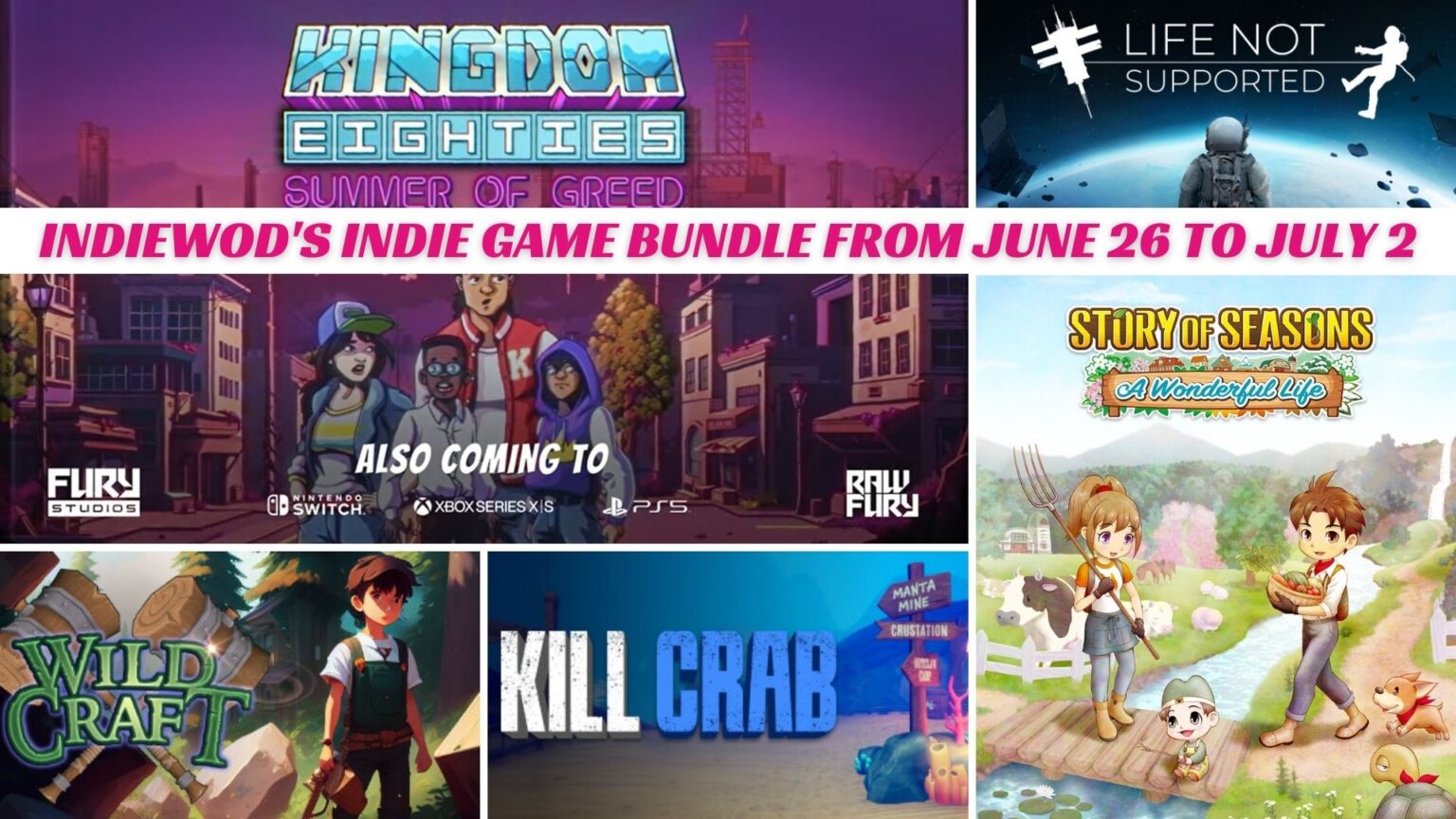 IndieWod’s Indie Game Bundle From June 26 to July 2