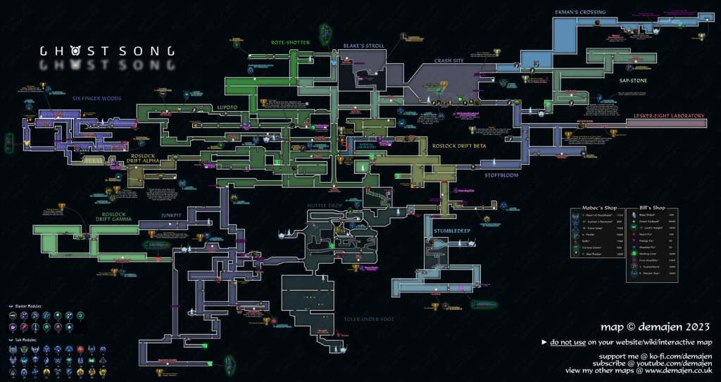 Ghost Song Full Map And Fast Travel Guide